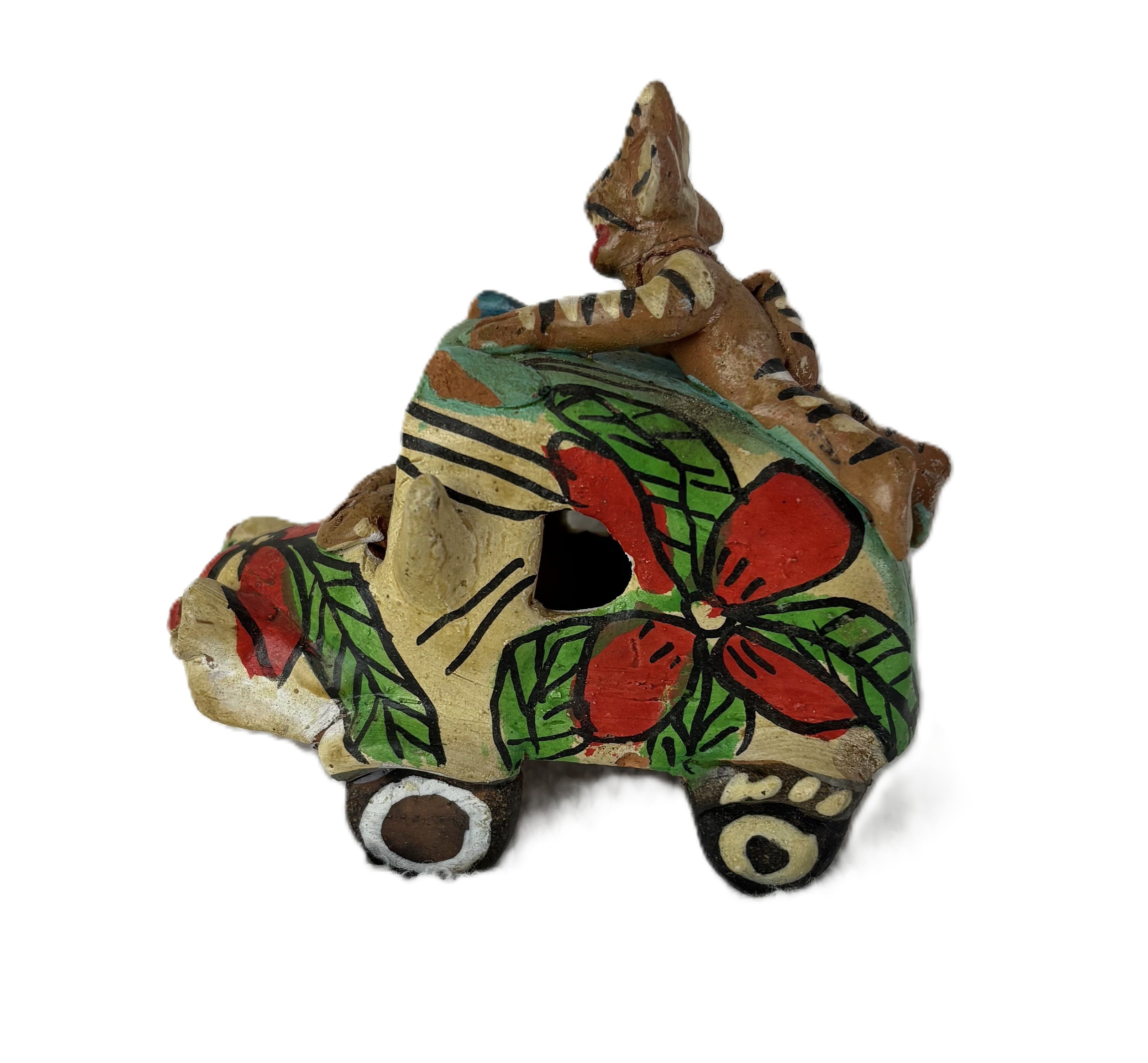 Devil on top of Car | Mexican Sugar Skull