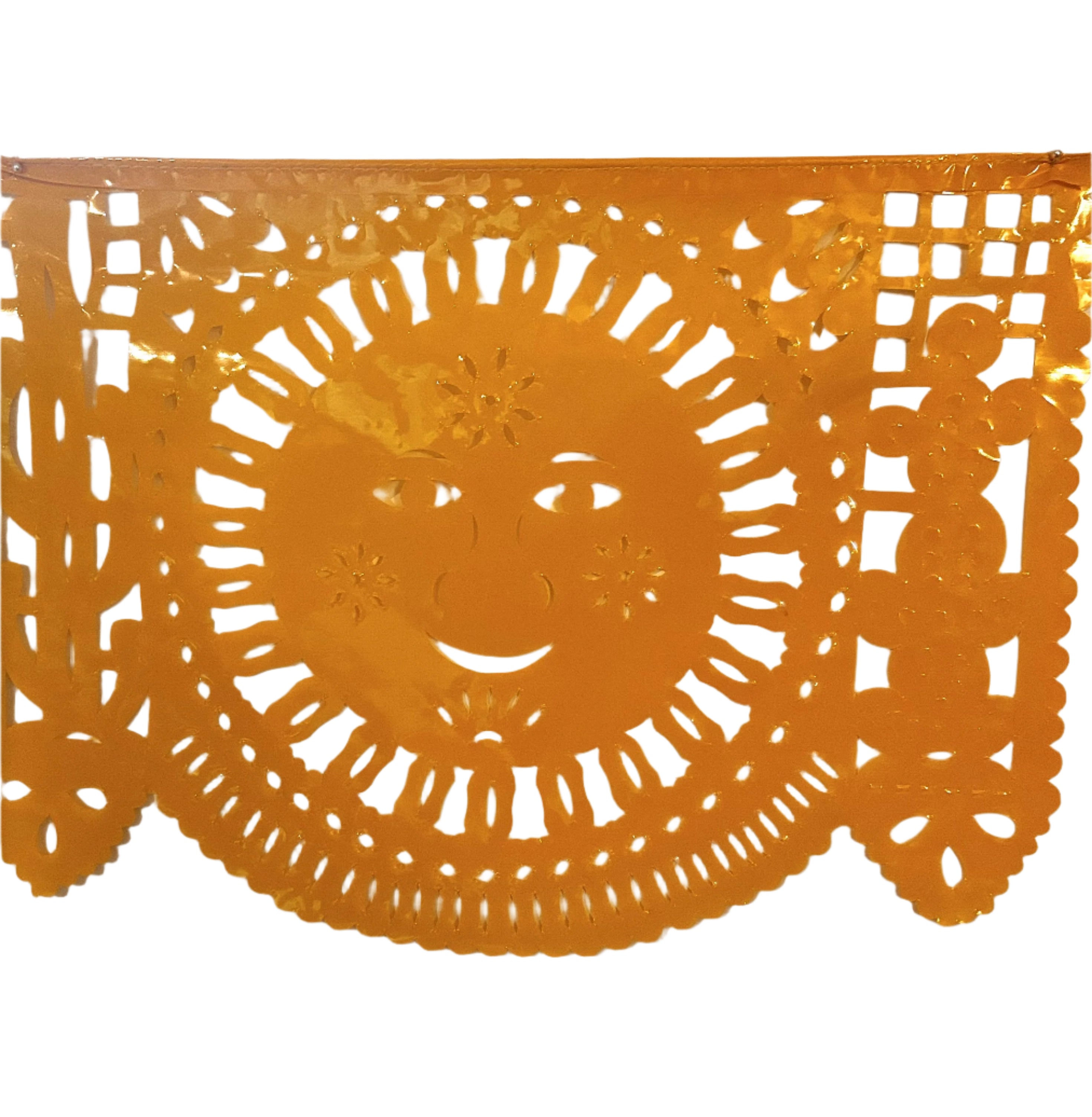 Papel Picado - Plastic - Fiesta - Large | Mexican Sugar Skull