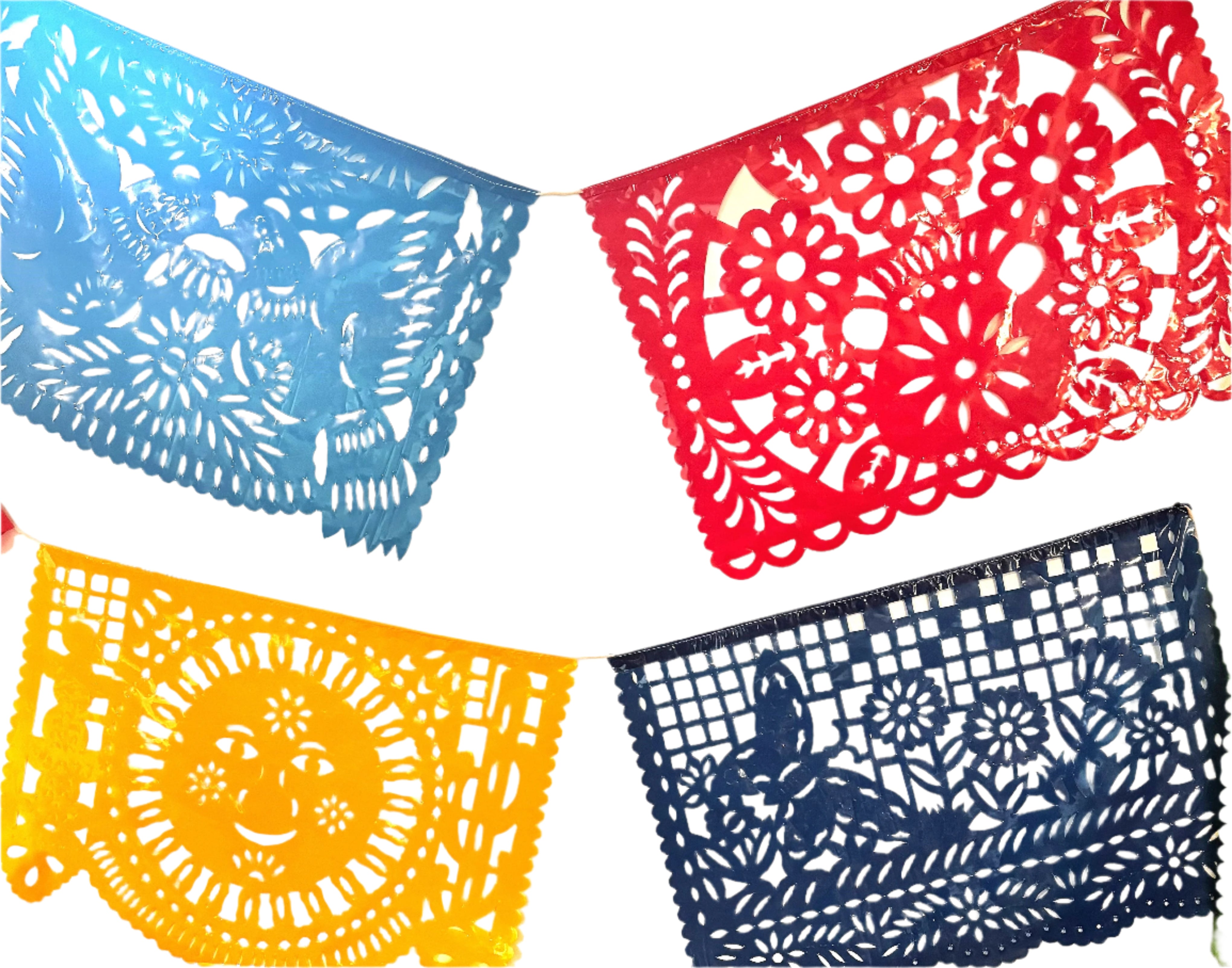 Papel Picado - Plastic - All Occasion - Large | Mexican Sugar Skull