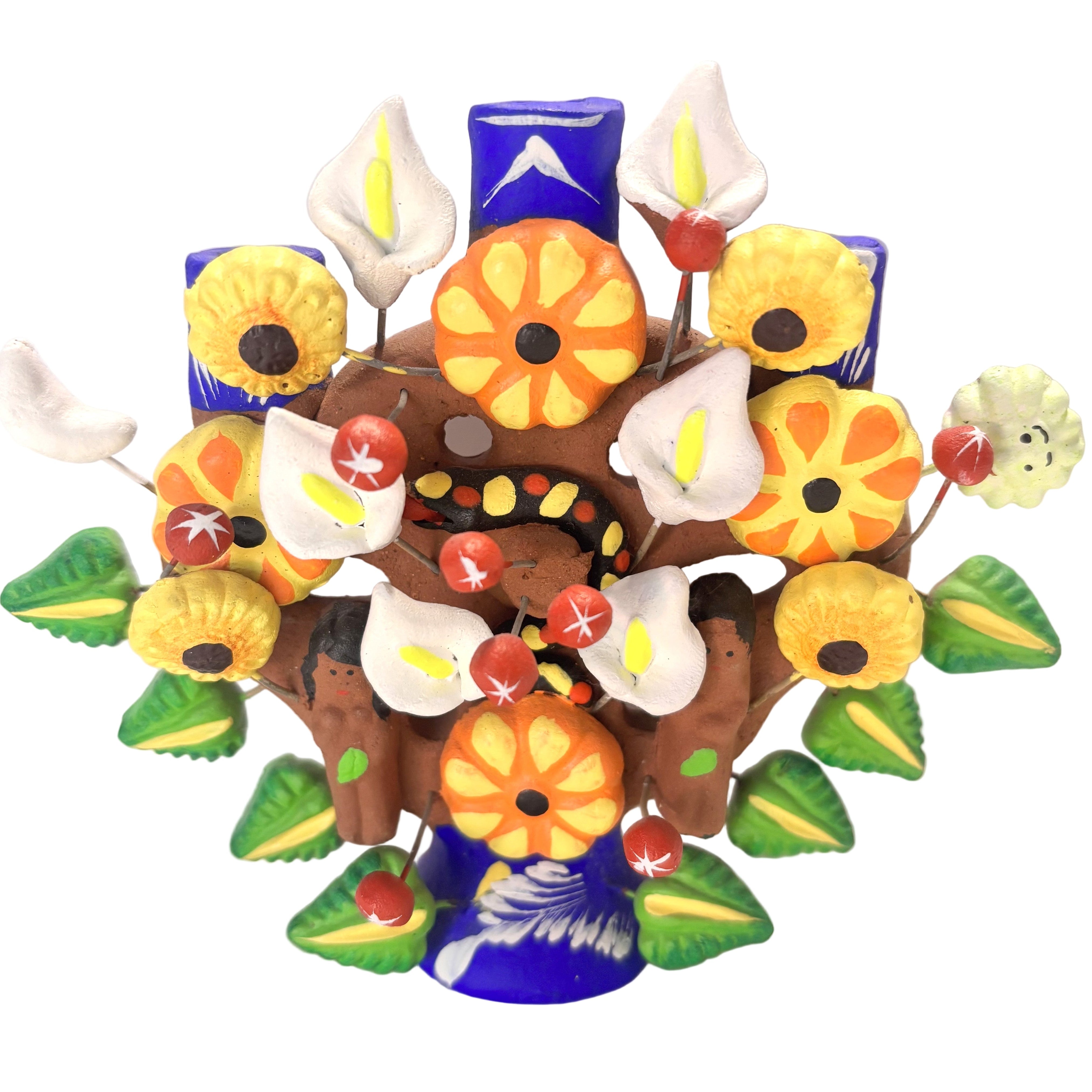 Candleholder - Tree of Life | Mexican Sugar Skull