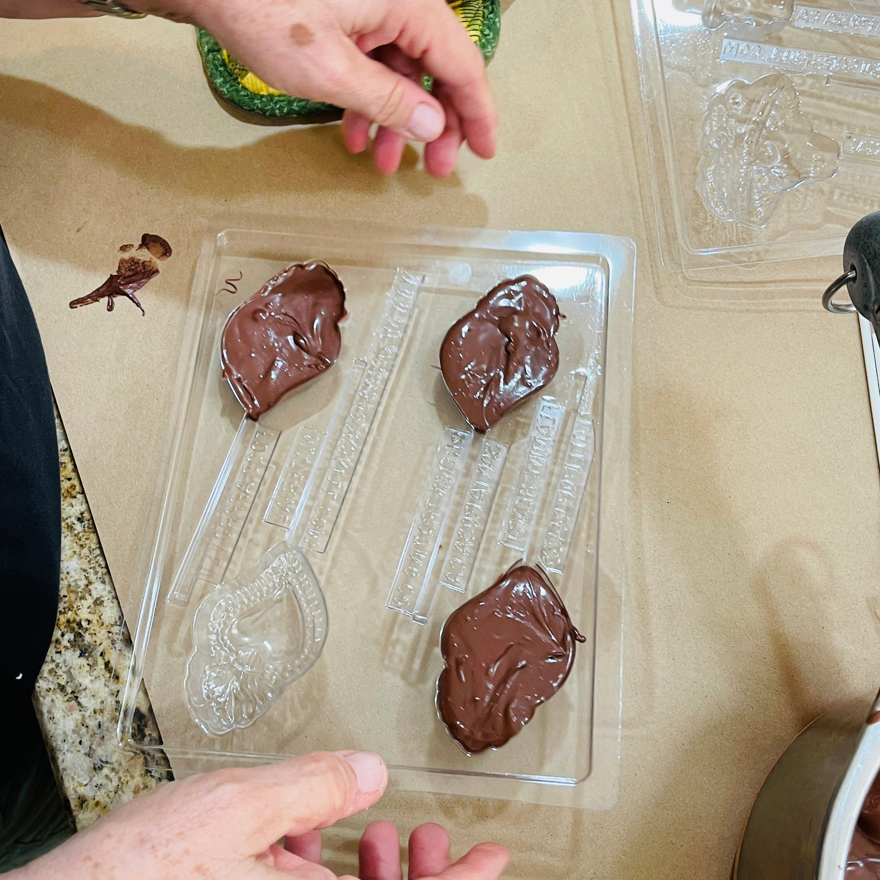 Catrina Chocolate Sugar Skull Lollipops Mold | Mexican Sugar Skull